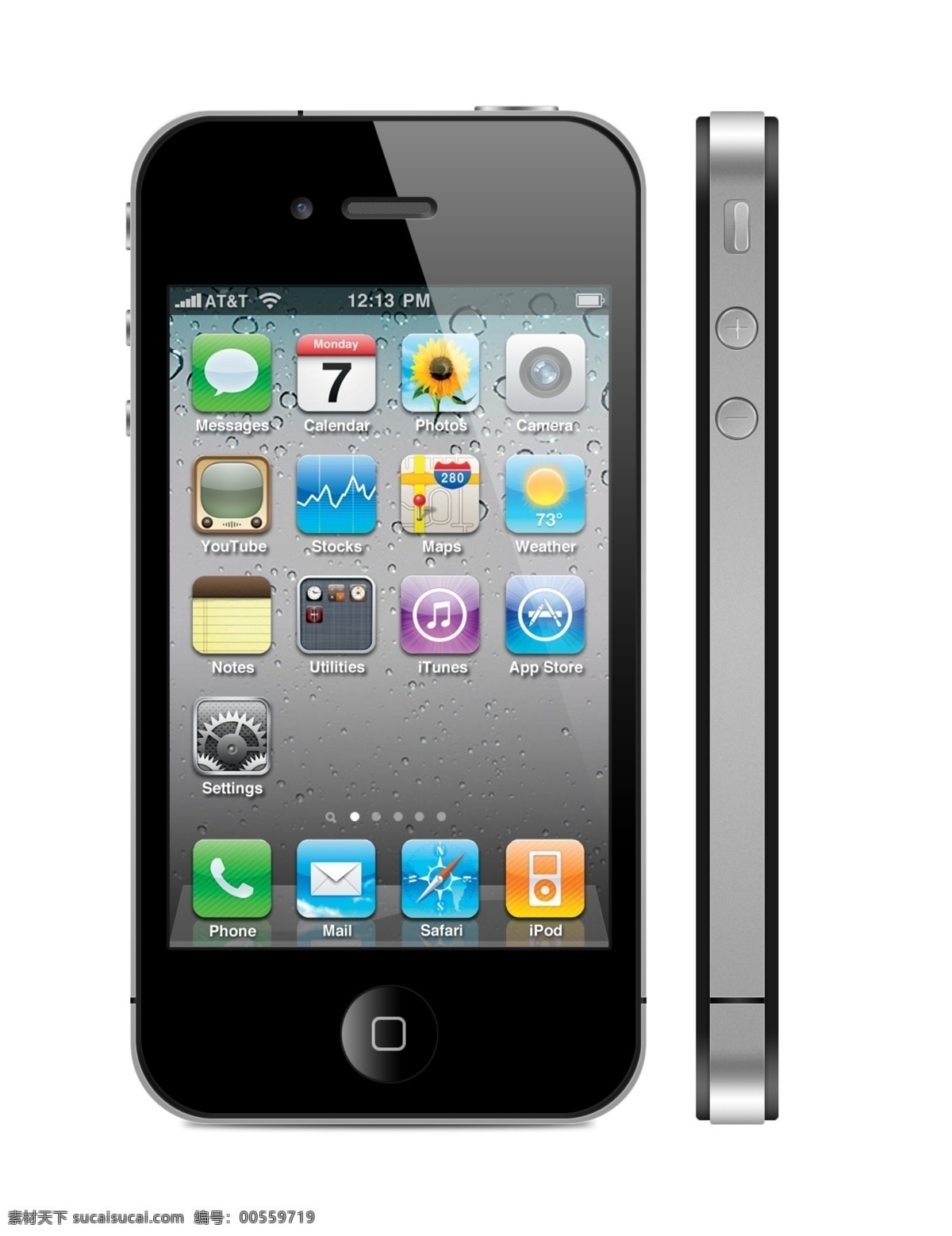 iPhone4外形设计PSD素材图片下载-素材编号00559719-素材天下图库
