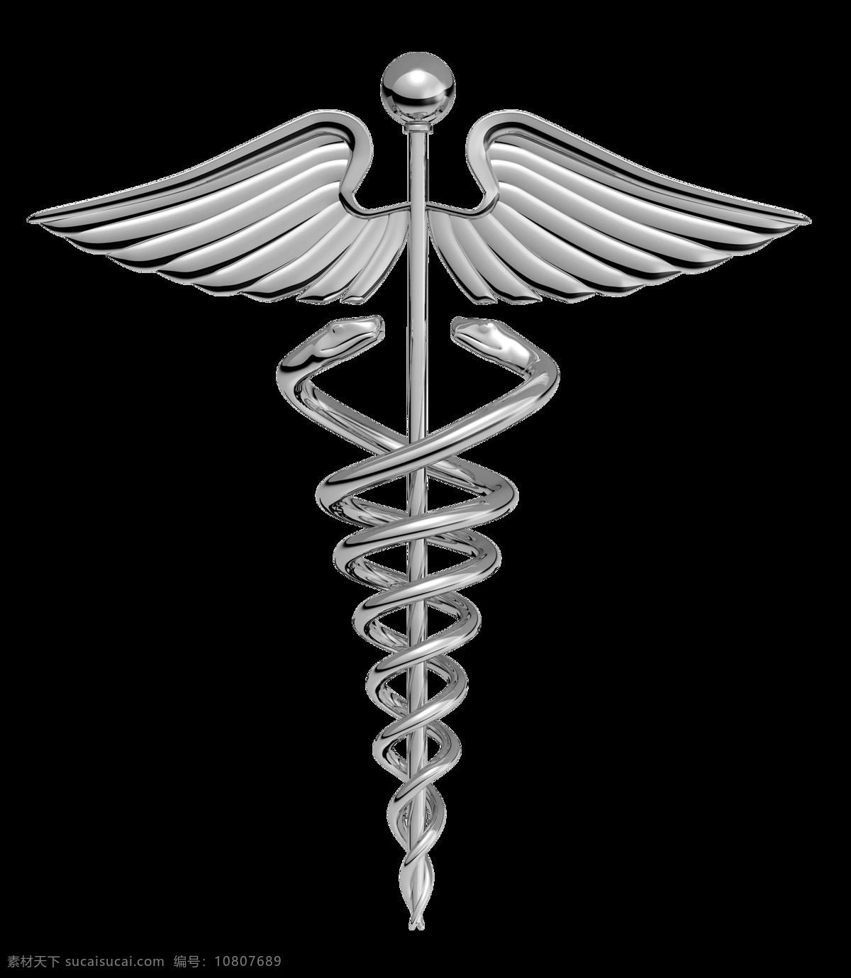 双蛇缠绕翅膀标志免抠png透明素材图片下载-素材编号10807689-素材天下图库