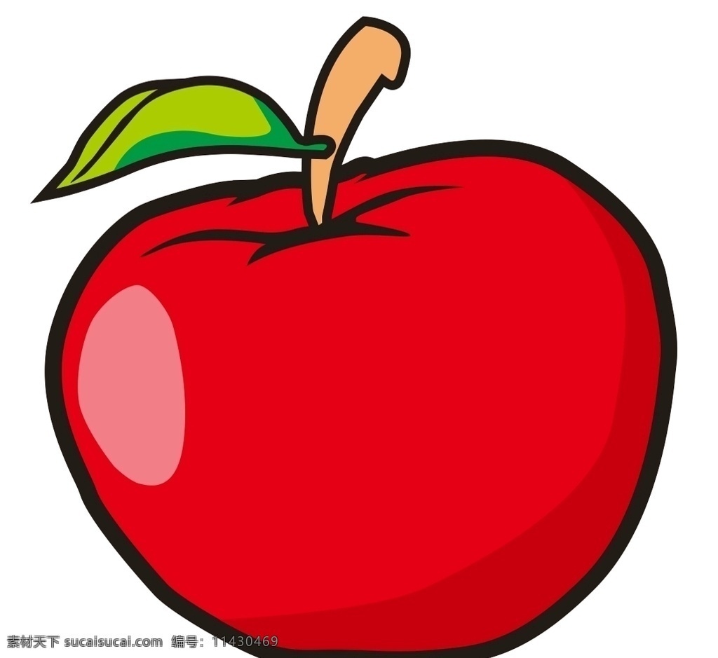 卡通苹果素材图片下载-素材编号11430469-素材天下图库