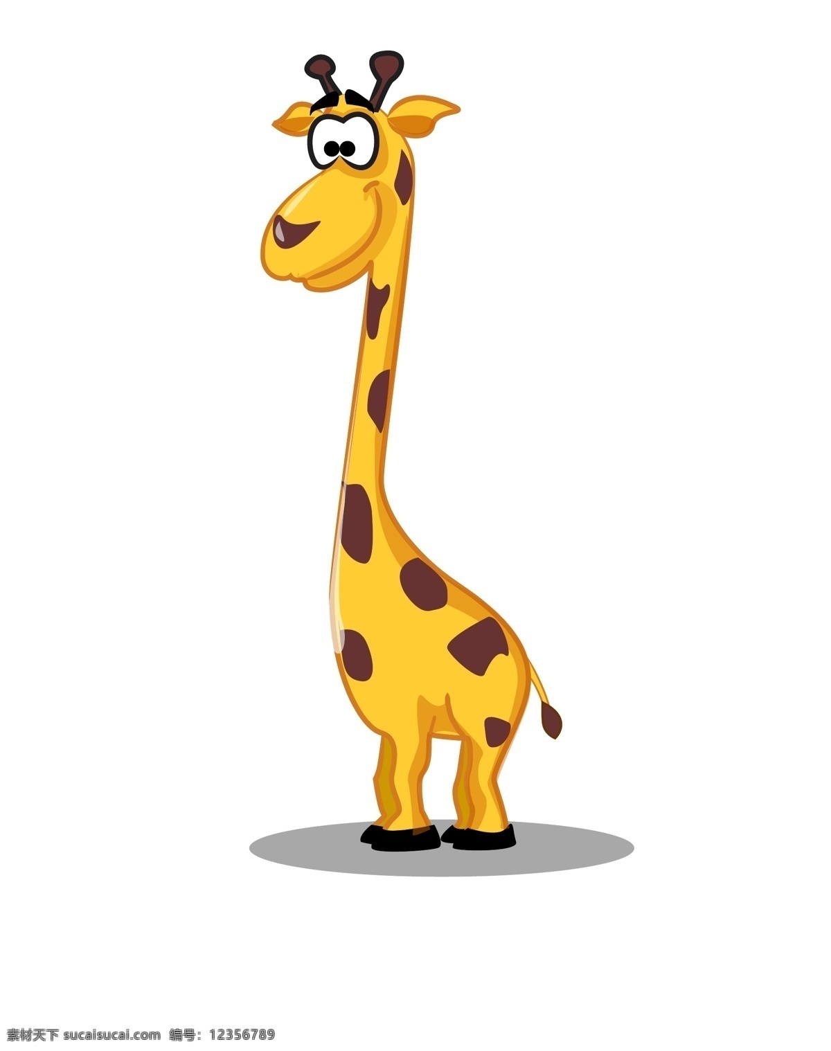 手绘小动物素材图片下载-素材编号12356789-素材天下图库